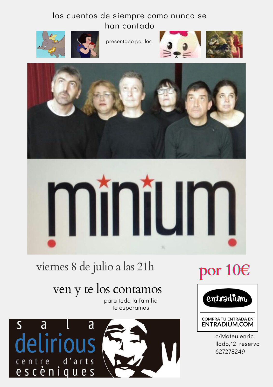 Minium, los cuentos de siempre como nunca se han contado palma de mallorca